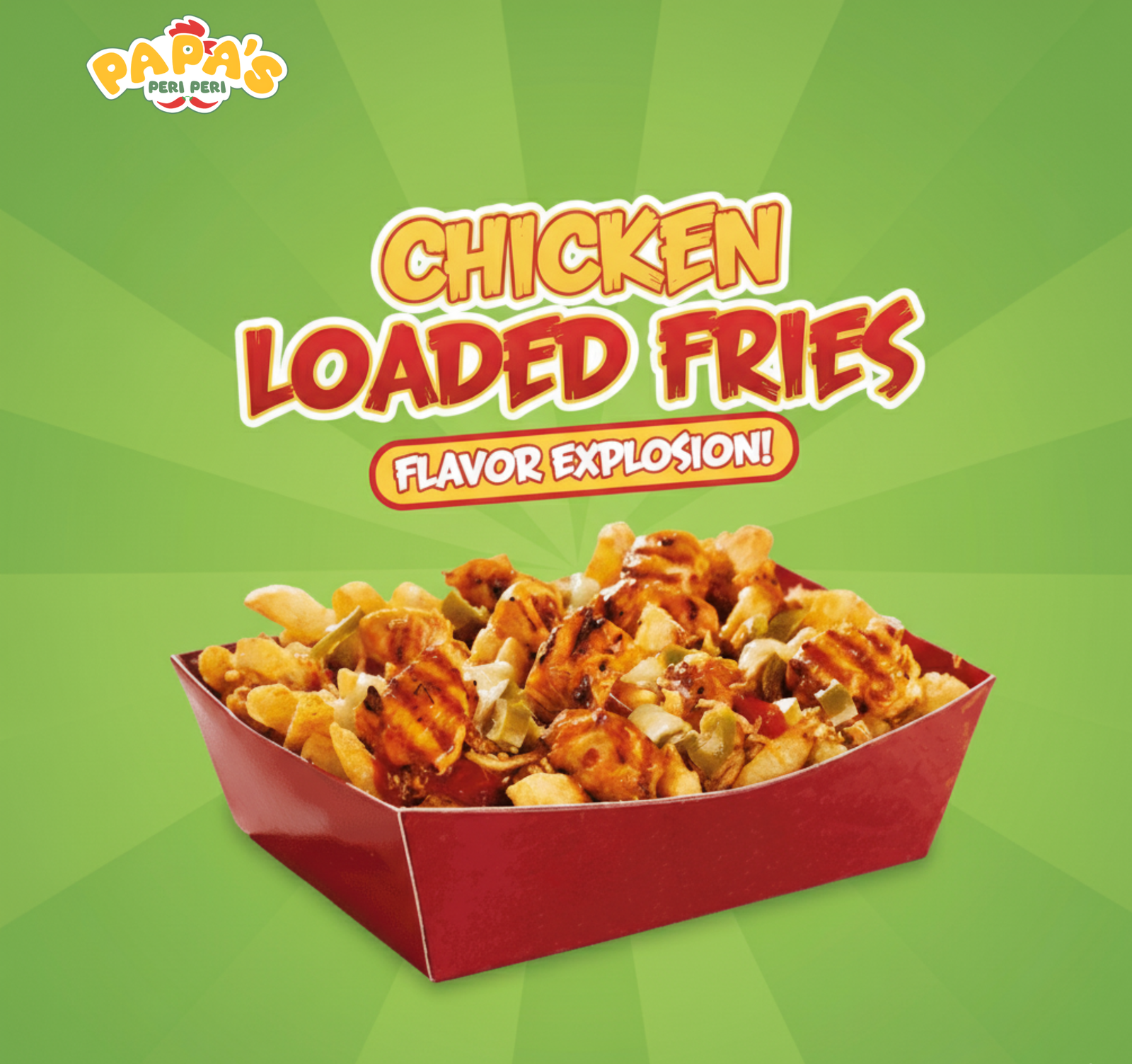 Chicken Loaded Fries - papas.com.pk